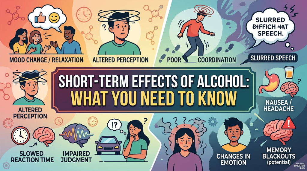 Short-Term Effects of Alcohol: Body, Brain & Health Risks